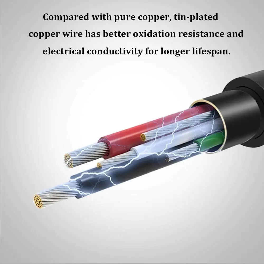 Dc To Dc Cable 1m 1.35mm Waterproof Audio Connector Extension Cord ...