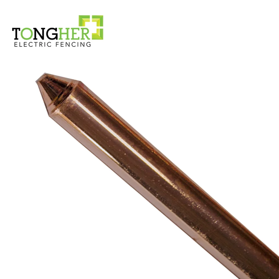 Copper Plated Earth Grounding Rod for Electric Fence Protection