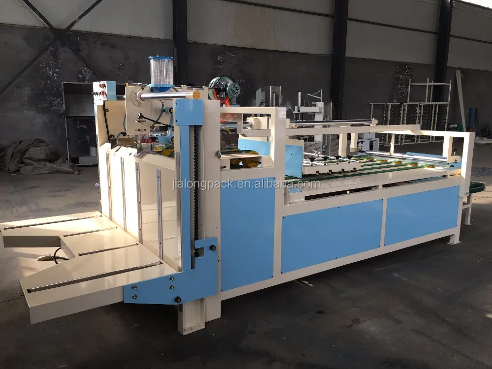 Carton Box Gluing Machine Semi Automatic Folder Gluer Machine - Buy ...