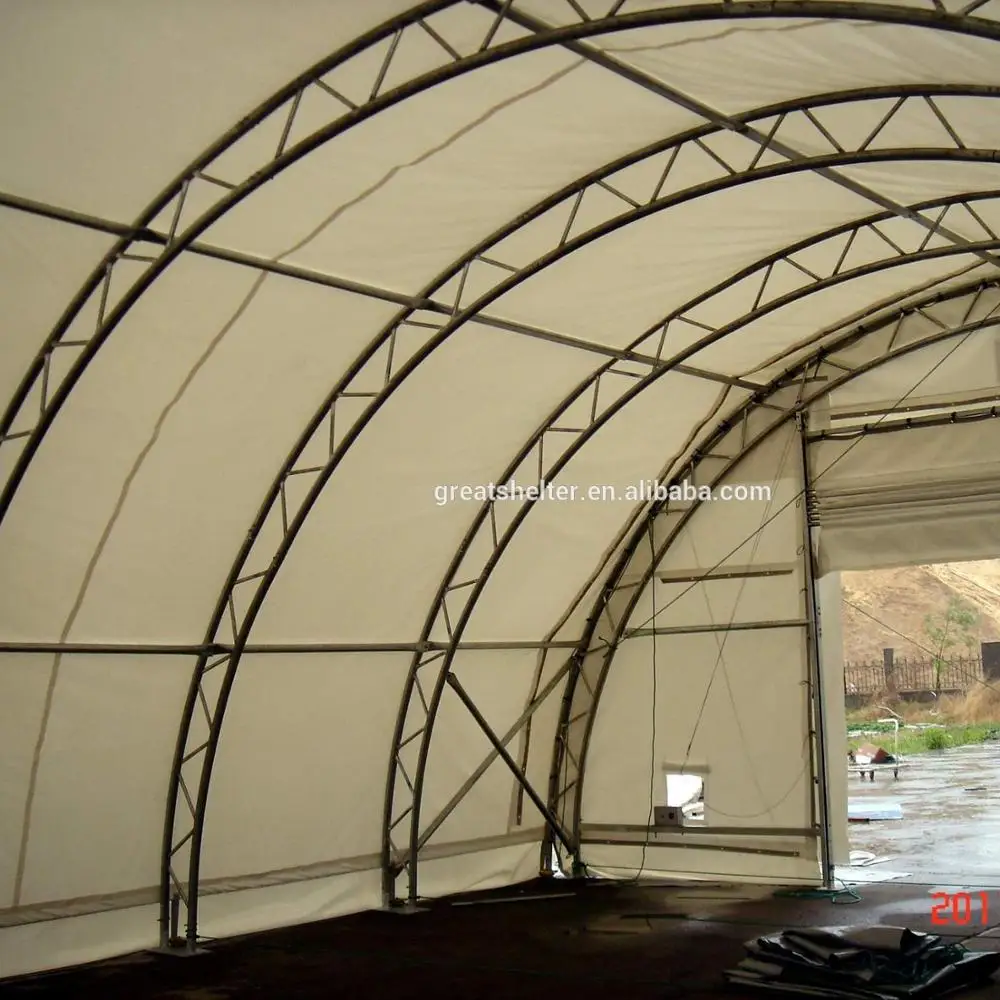 Galvanized Portable Steel Storage Building - Trussed Arch Design