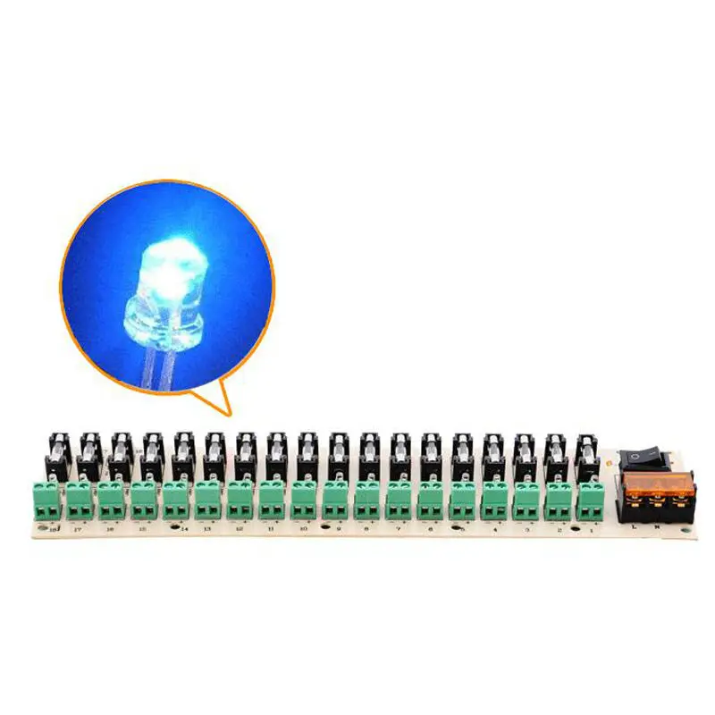 12V Power Distribution Block with 9 Ways for LED Strip Lighting & Power ...