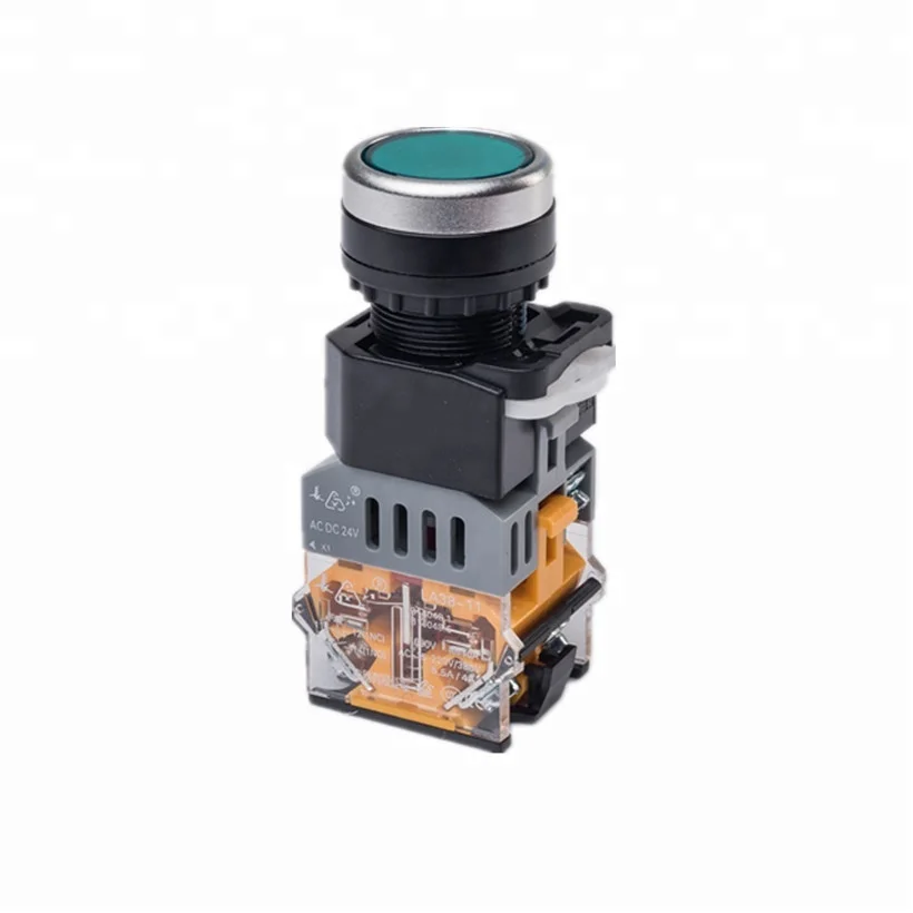 LA38 Series 22mm Illuminated Electrical Light Push Button Switch