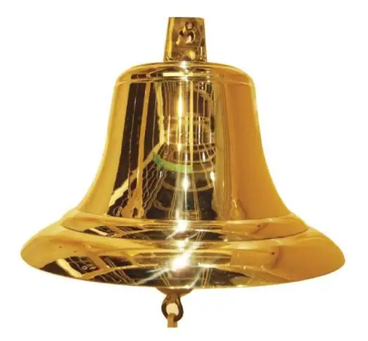 Polish Solid Brass Church Bell - High Quality Art & Collectible