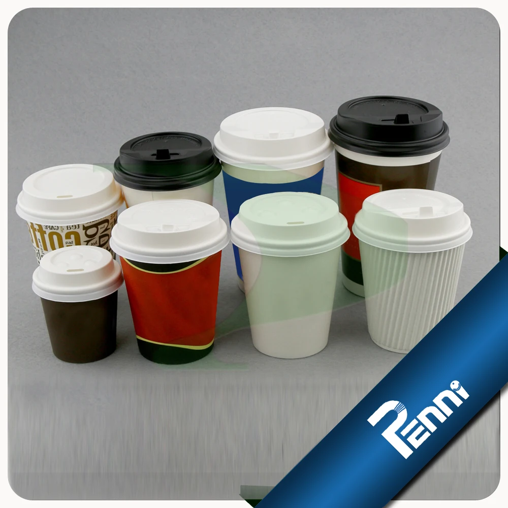 Custom 8oz & 12oz Disposable Paper Cups For Coffee And Juice - Buy ...