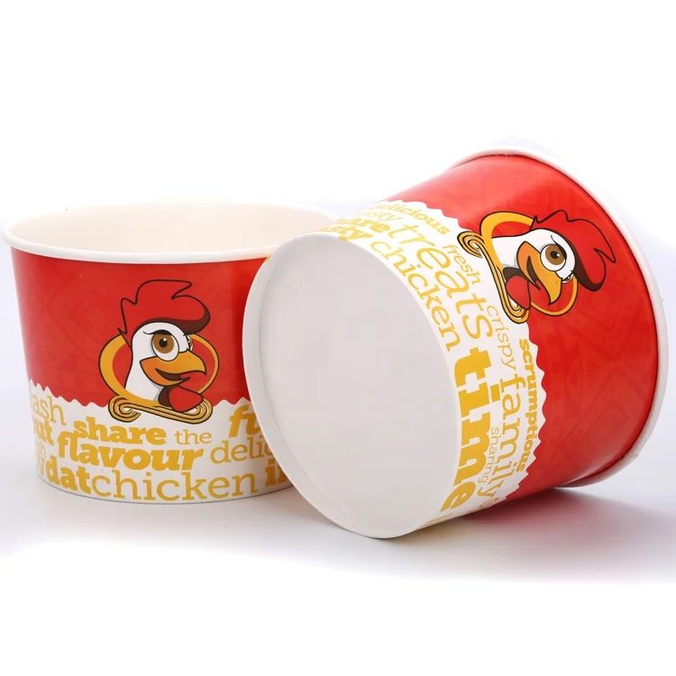 Food Grade Disposable Kraft French Fries Cups Take Away Paper Chips Cup ...
