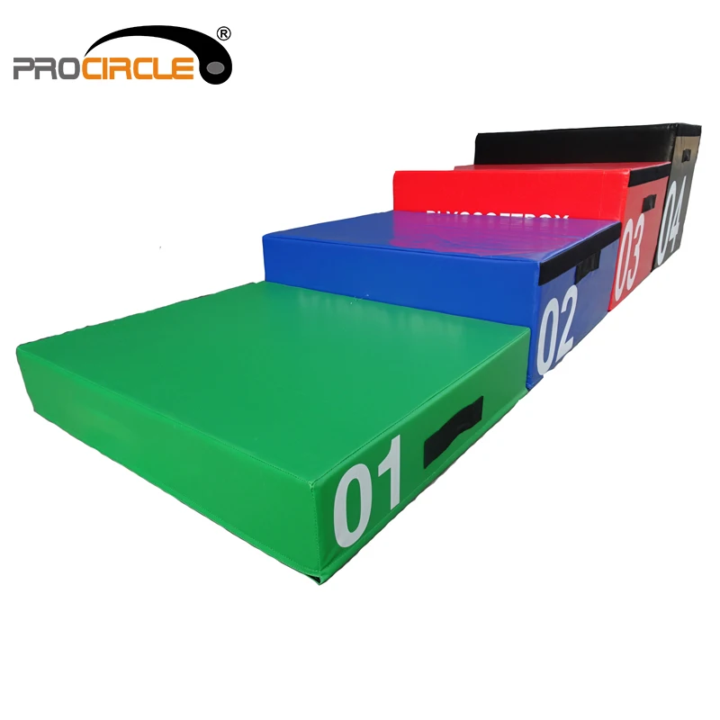 Colorful Multifunctional Foam Plyo Boxes Sets for Training