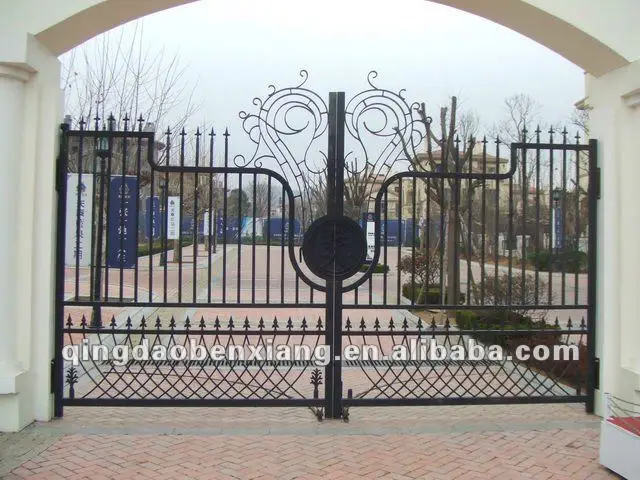 Alibaba.com: French Style Low Key Luxury Iron Gate: CE, BV, ISO ...