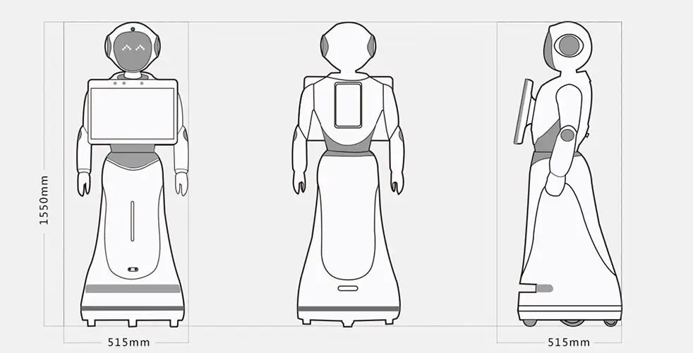 Csjbot Human Robot Asistente Personal Humanoid Service Robot - Buy ...