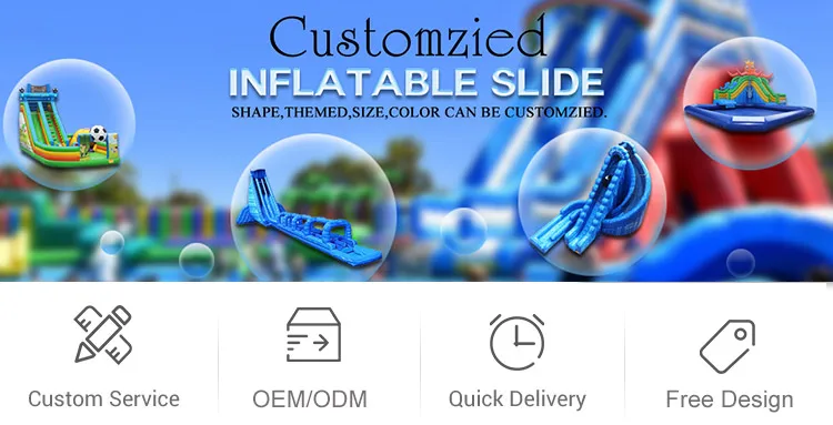 Water Amusement Park Big Desert Oasis Inflatable Water Slide for ...