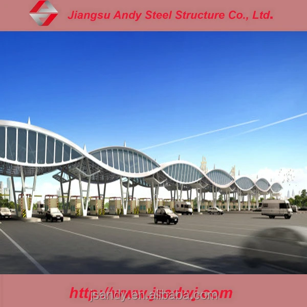 Low Cost Metal Structure Toll Gate Steel Truss System - Buy Toll Gate ...