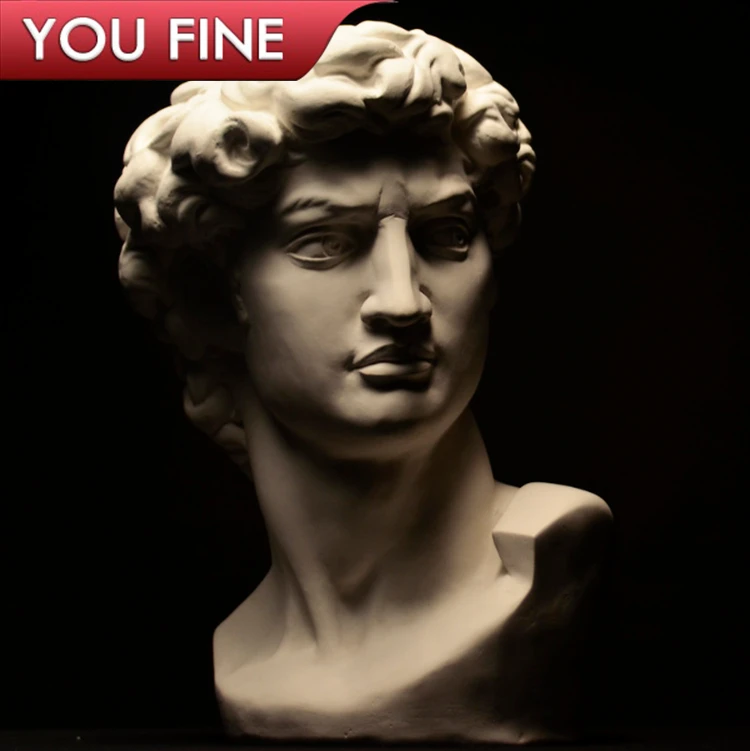 Alibaba.com: Famous White Marble Statue of David Head, decorative art ...
