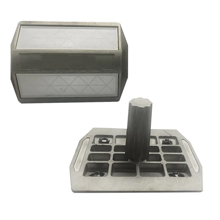 Aluminum Reflective Warning Traffic Light Road Marking Raised Reflector ...