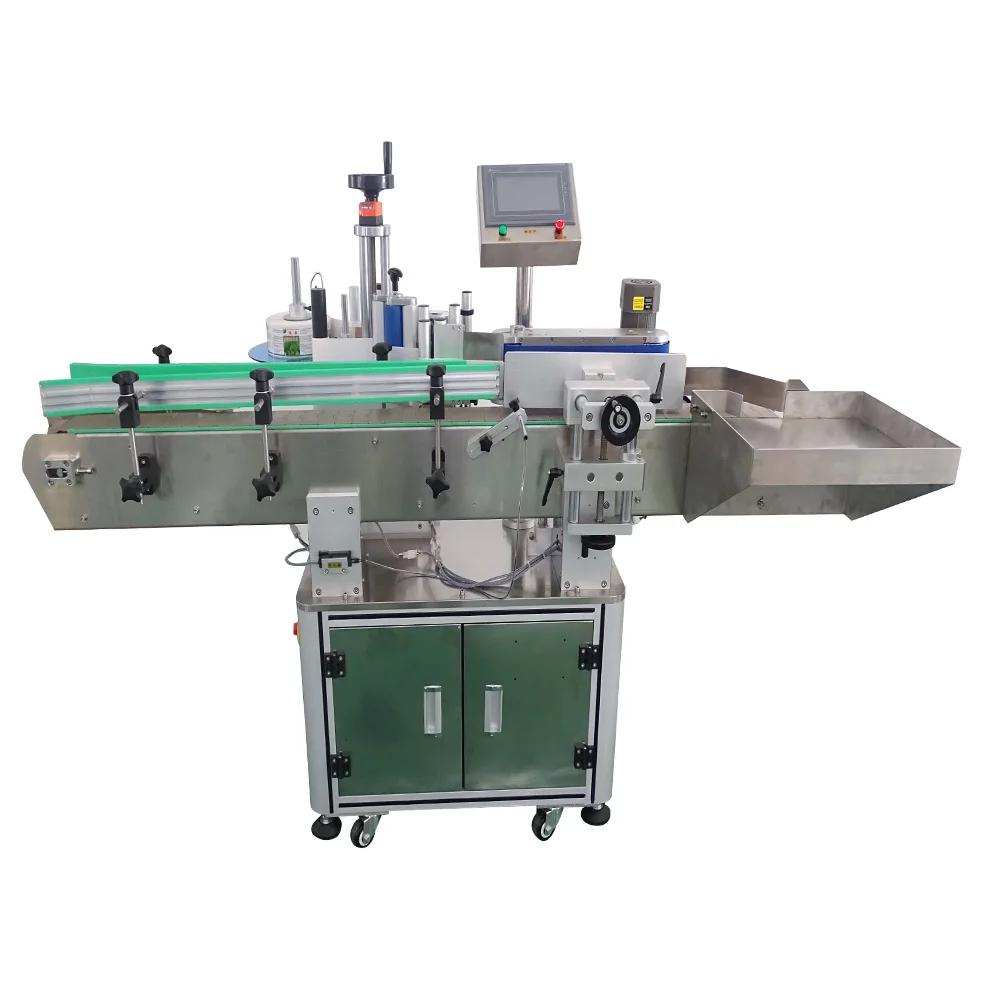 Auto Sticker Label Plastic Bottle Labeling Machine With Date Code Printer - Buy Bottle Labeling ...