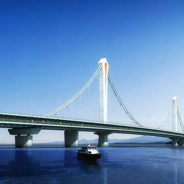 Steel Structure Truss Bridge Modern Steel Billy Bridge Steel Trusses ...