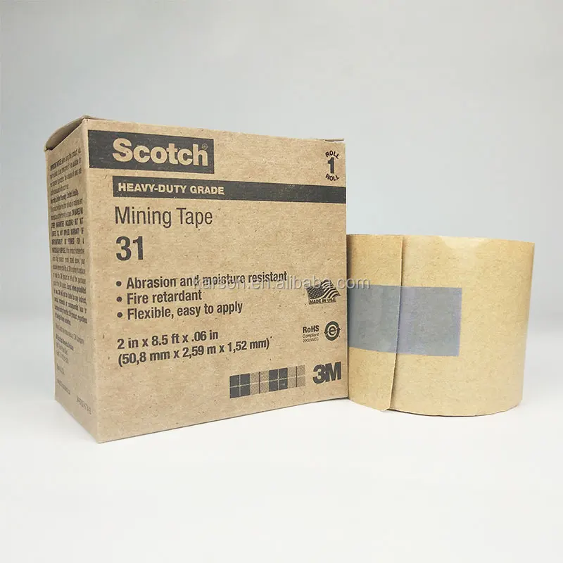 3M Heavy-Duty Mining Tape 31 - Heat-Resistant Repair Tape