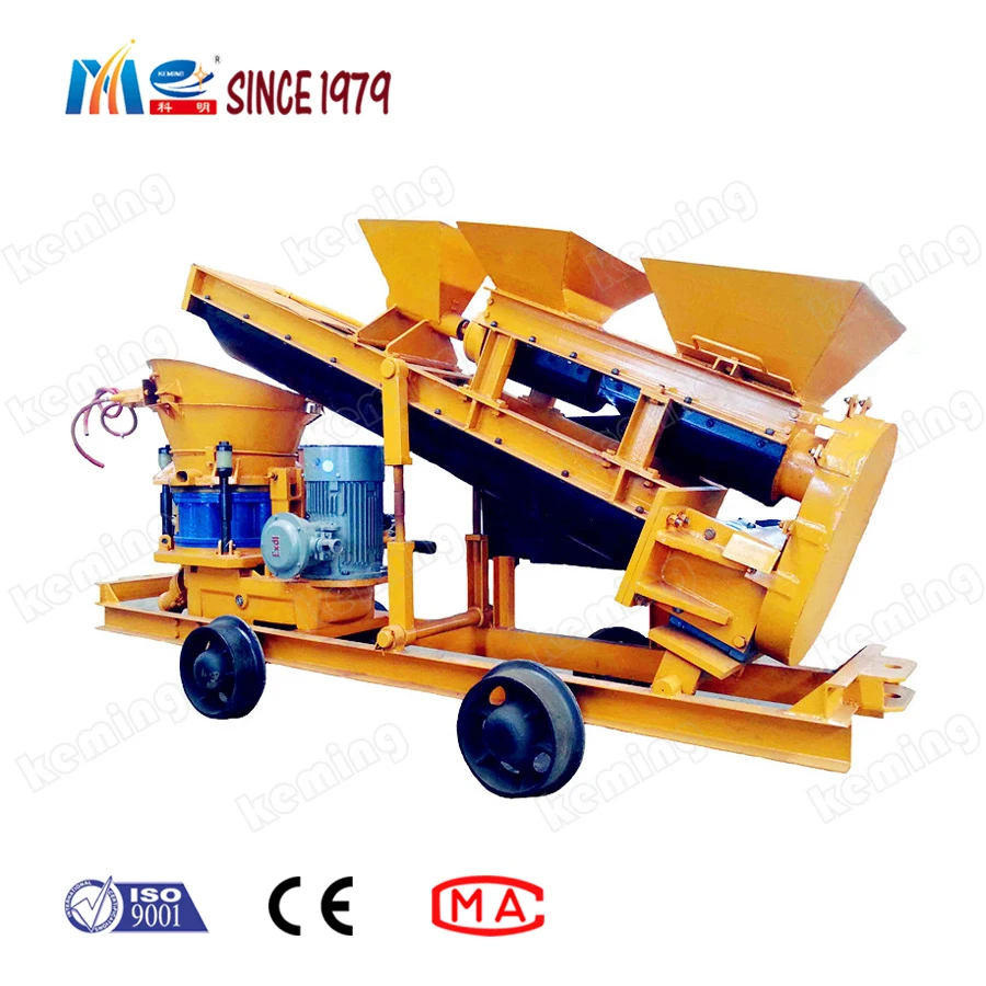 Gunite Equipments Station Shotcrete Pump Dedusting Shotcrete Machine ...