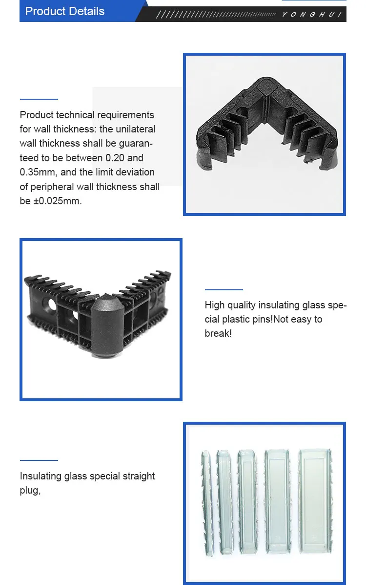 Plastic Corner Key for Aluminium Spacer Bar - Insulating Glass