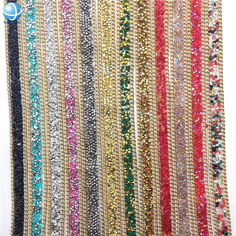 2023 Carnival Rhinestone Costume Jewelry Iron on Rhinestone Trimming ...