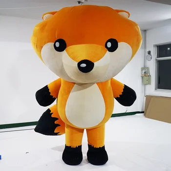 Giant Inflatable Fox Cartoon Fur Inflatable Cartoon Mascot Costume ...