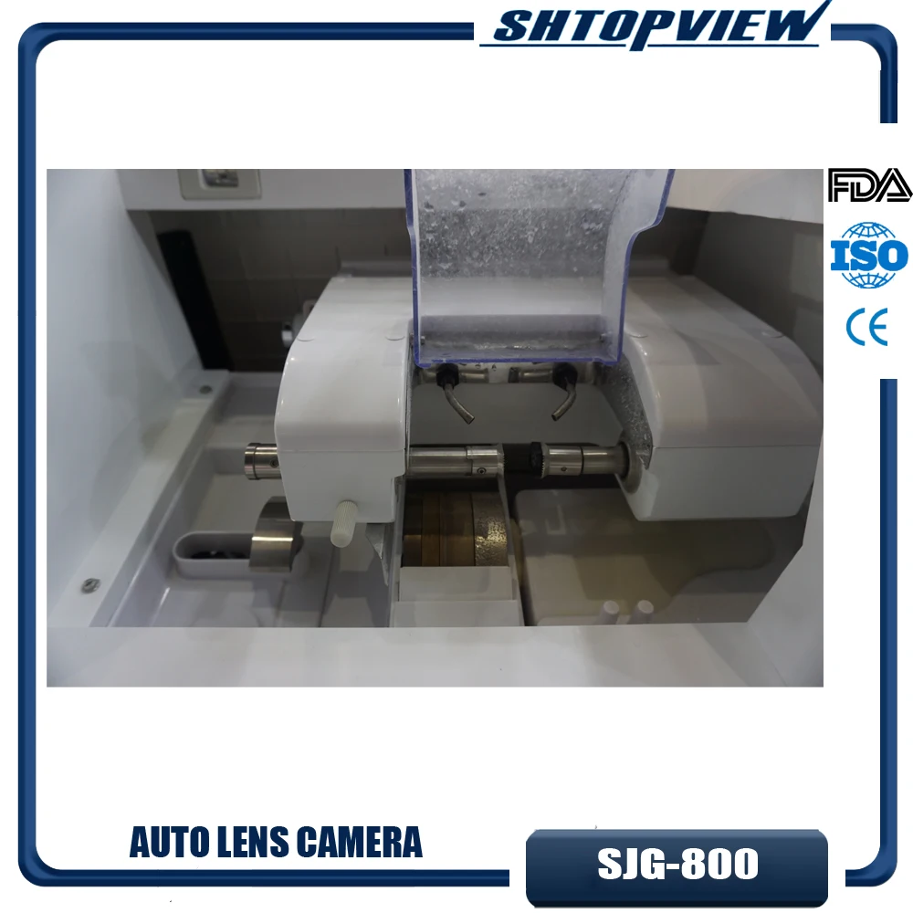 Chinese Fast Edging Equipment SJG-800A 2D Auto Patternless Lens Edger ...