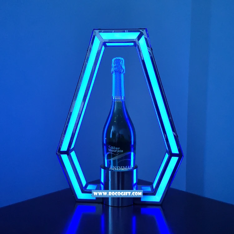 Stainless Steel Bottle Service Presenter - VIP Edition