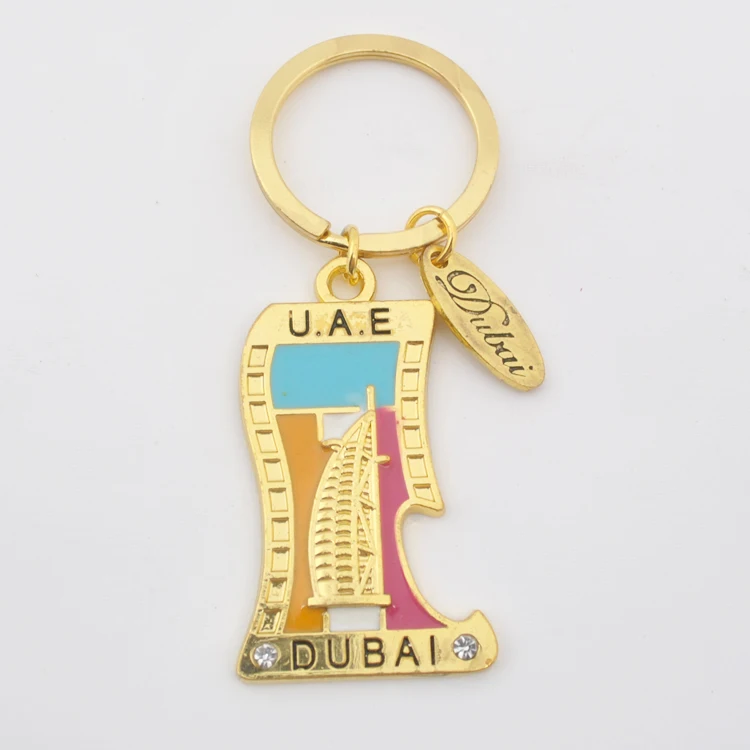 Custom Gold Burj Al Arab Dubai Keychain UAE Icons Souvenir| Alibaba.com