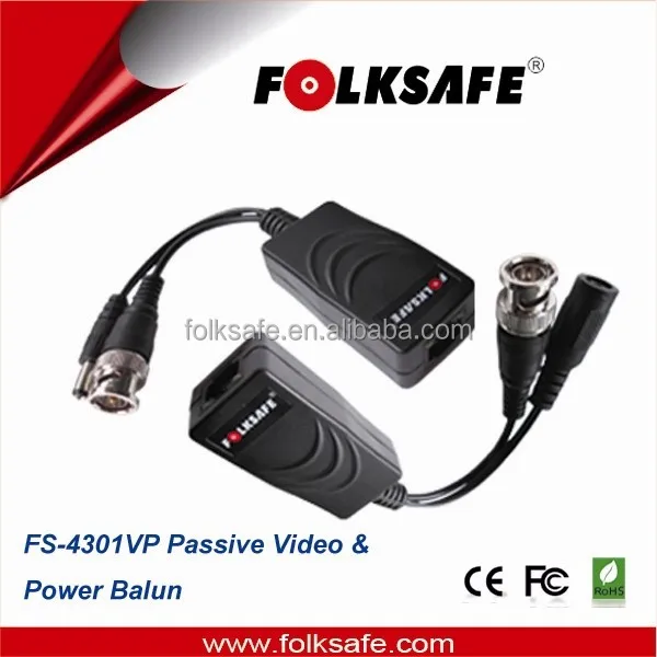 1-CH pasivo RJ45 vídeo y poder Balun Folksafe FS-4301VP| Alibaba.com