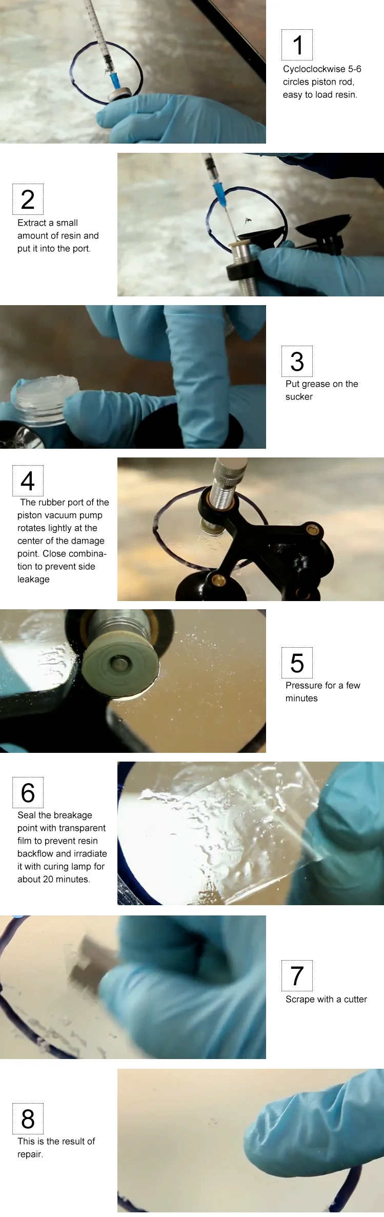 Windshield Repair Kits Windshield Glass Scratch Repair Kit Car Window ...