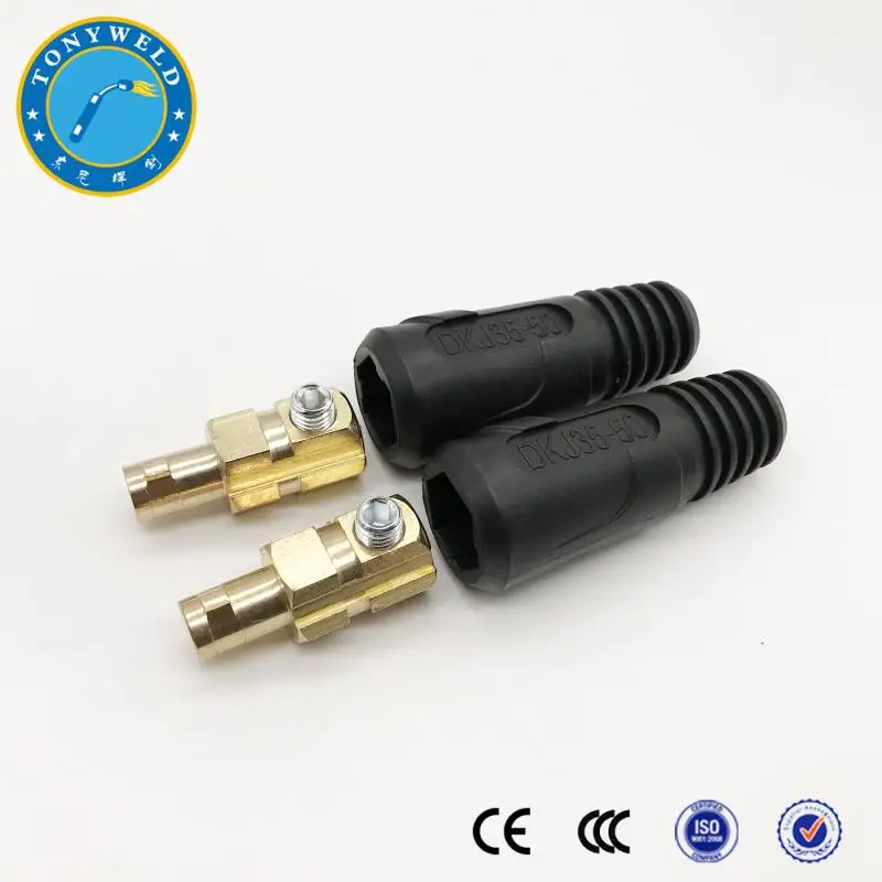 35-50 Male Female Cable Joint and Panel Socket for Welding