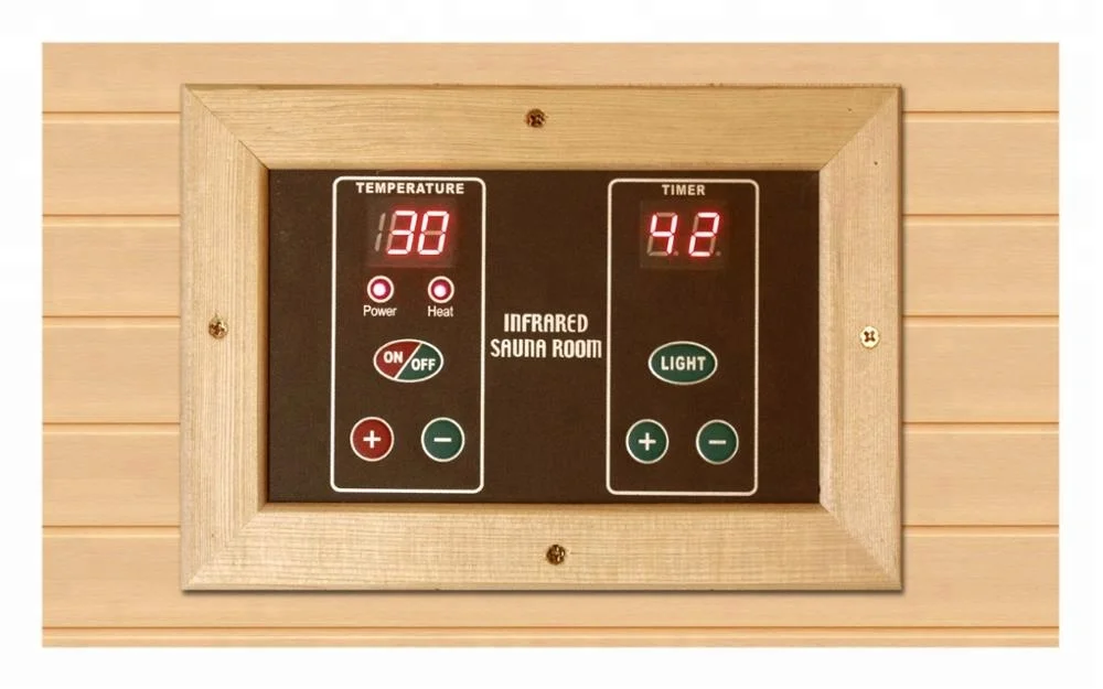 Corner Solid Wood Structure Infrared Sauna Cabin Canada Red Cedar Sauna ...