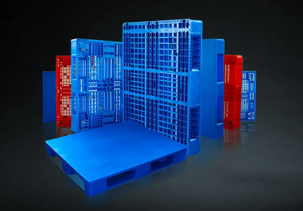 Heavy Duty Double Sides 4 Way Entry Plastic Pallets