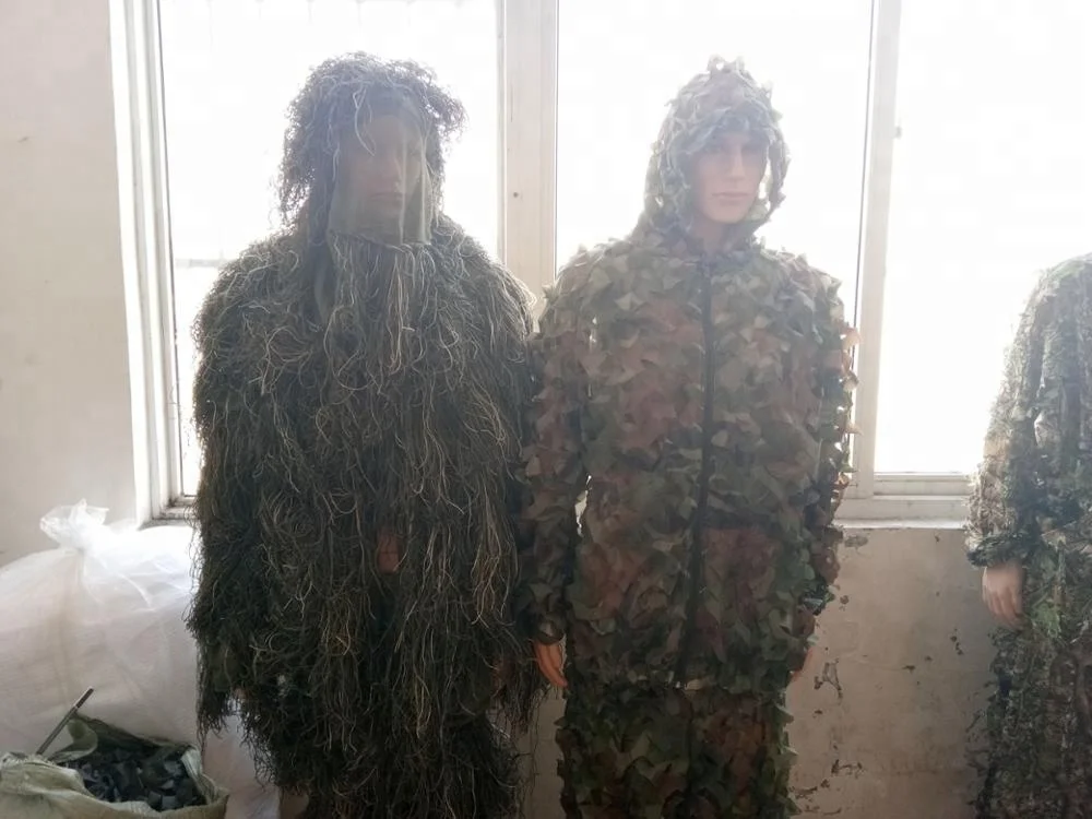 Staying Undercover with Leaf Ghillie Suit Camouflage