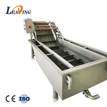 Industrial Automatic Seafood Fish Washing Machine Bubble Fish Cleaning ...