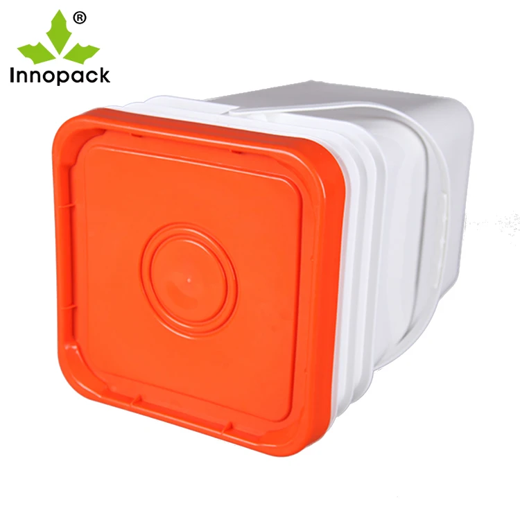 HDPE or PP 10 L 15 L 20 L Thick Wall Plastic Square Plastic Box ...