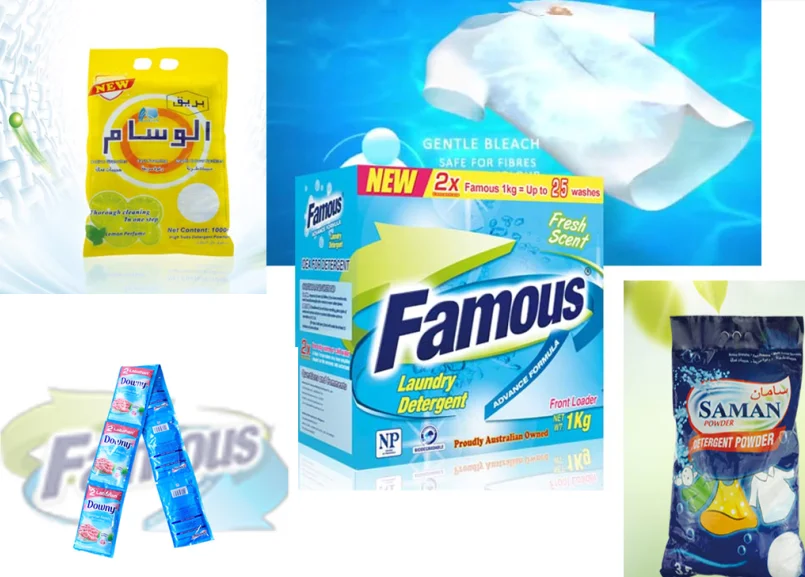 Top Brand Famous Washing Machine Detergent Laundry Powder Private Label ...