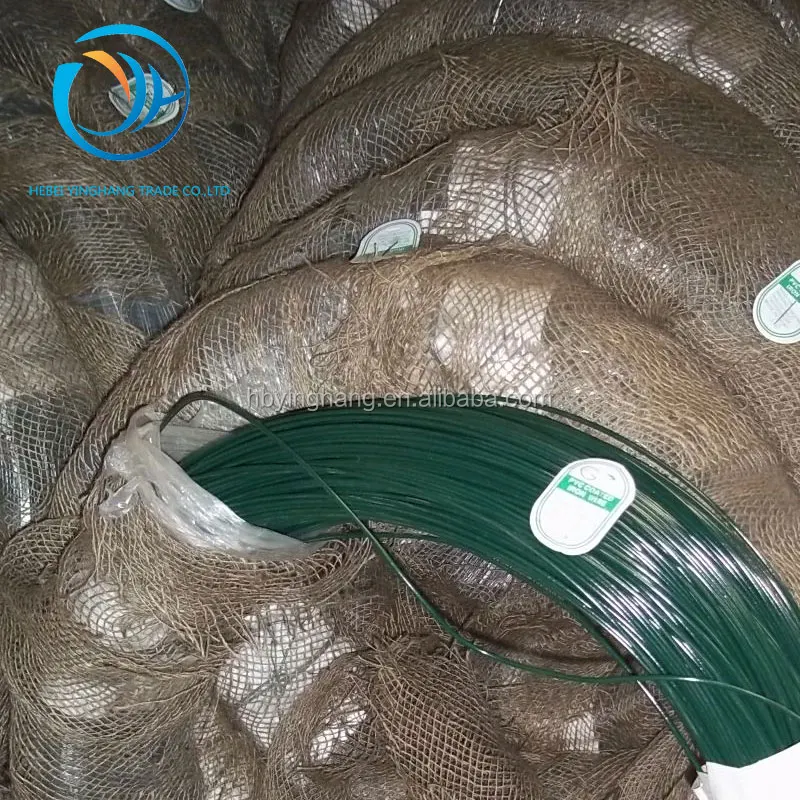 Small Coil Green/blue/black Color Pvc Coated Iron Wire 1kg/coil - Buy ...