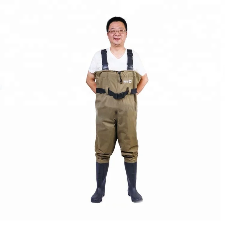 High Quality One-piece Strap-back Hunting Wader Fishing Suit Pvc ...