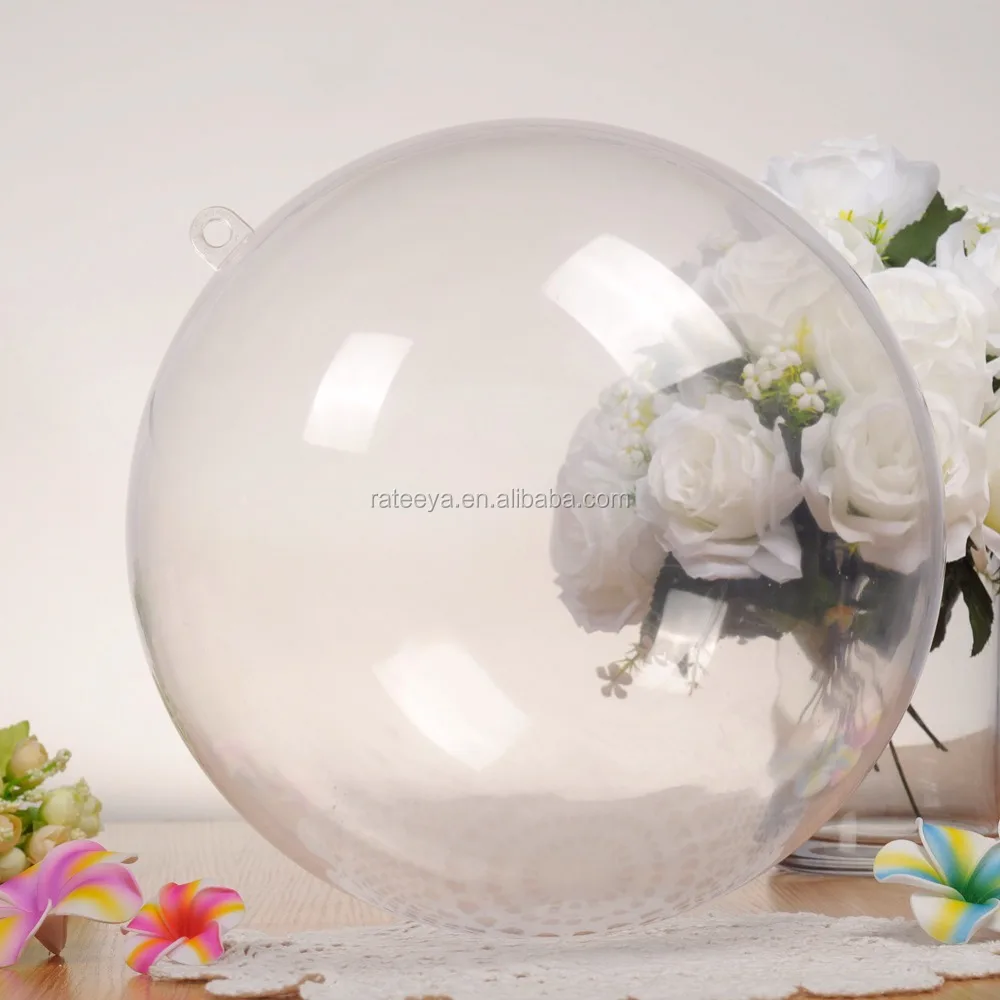 Large Clear Plastic Spheres