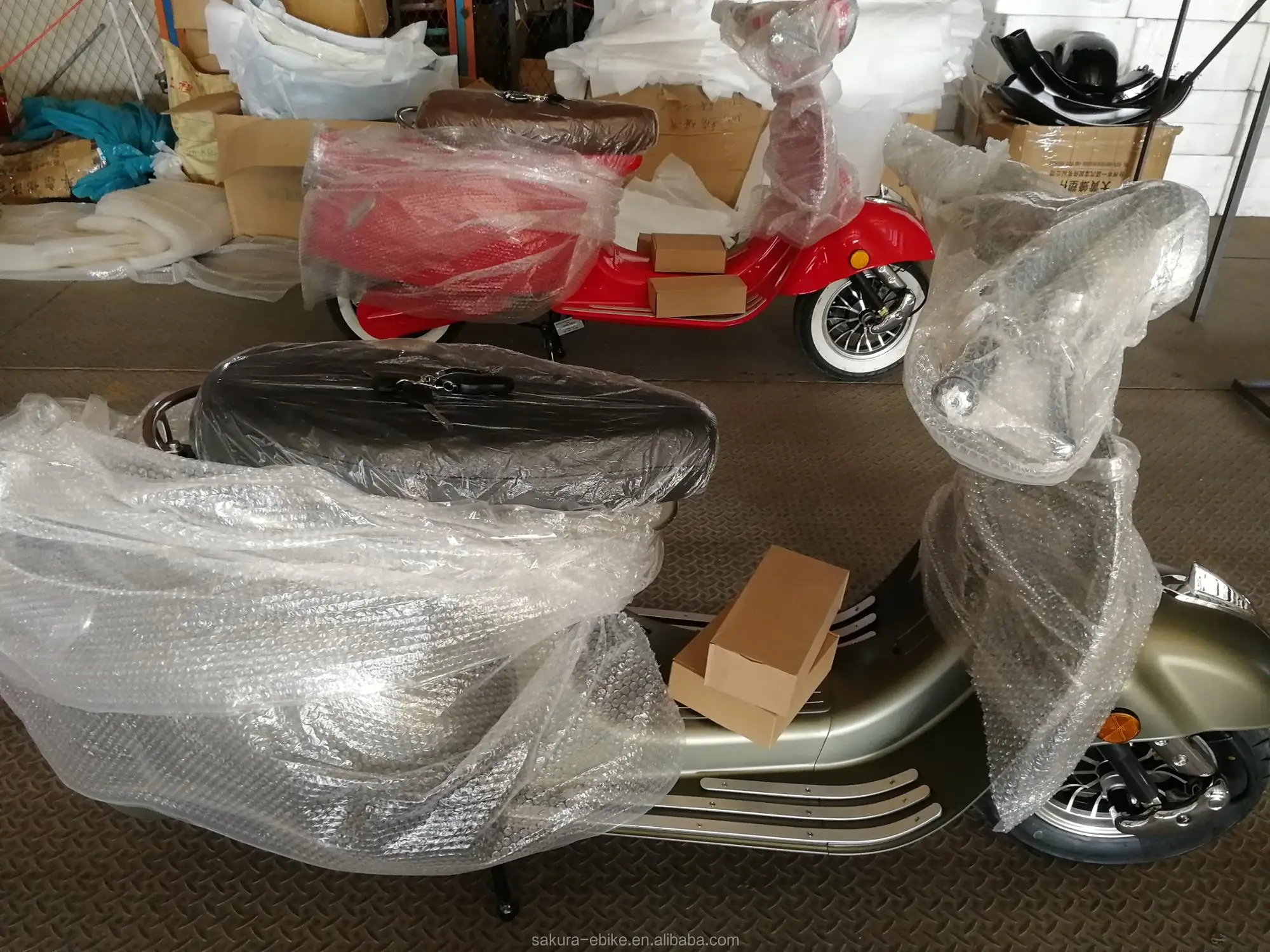 Retro Style Electric Scooter With 3000w Motor Max Speed 45 Km/h Double ...