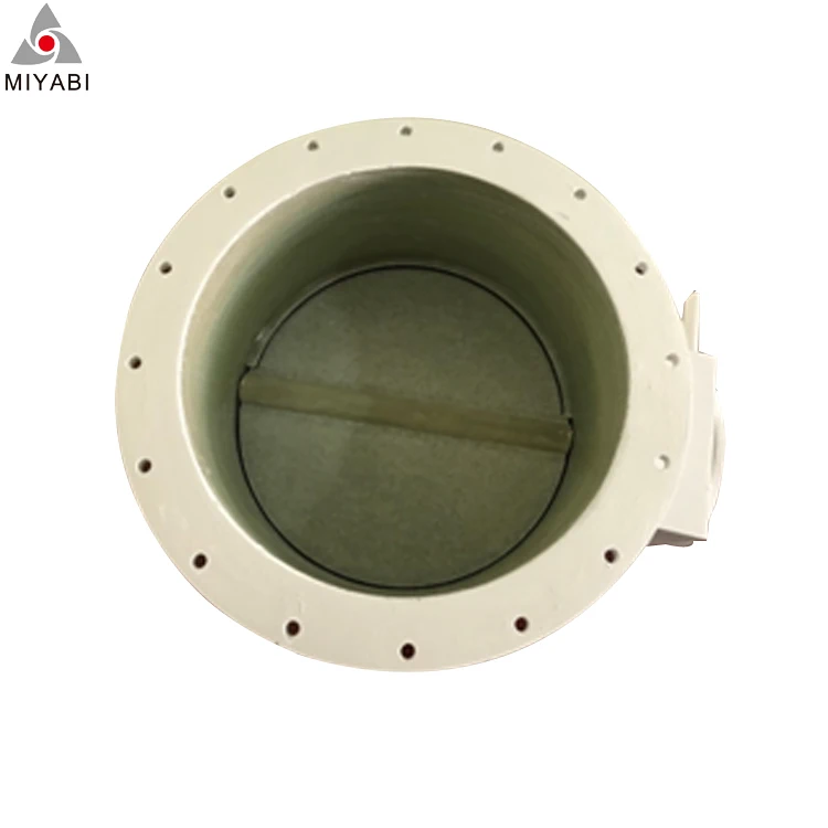 Frp Industrial Dn600 700 Check Air Valve Non Return Duct Fiberglass Air ...