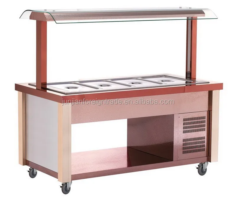 cold salad bar display refrigerator catering equipment Guangzhou ...