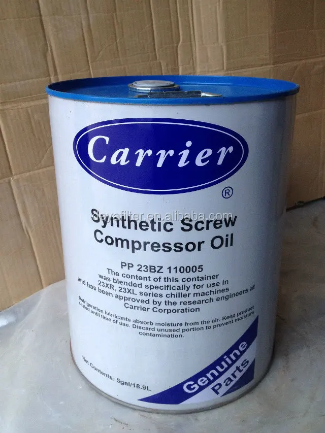Compressor Oil Type Carrier Refrigeration Lubricants Pp 23bz 110005 ...