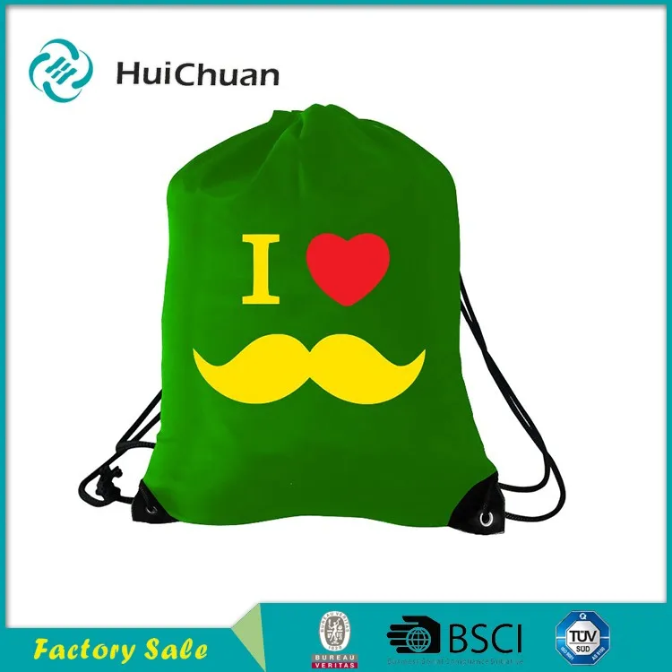 Custom Full Colour Eco- Friendly Laminated Polyester Drawstring Bag Backpack For Sports - Buy ...
