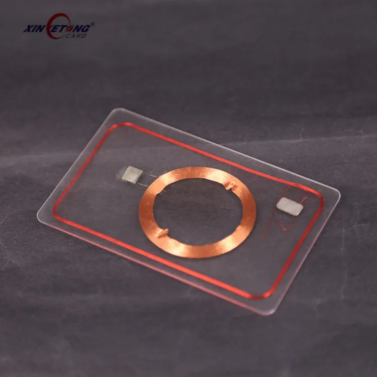 Xyt Nfc 215 Rfid Clear/ Transparent Rfid Nfc Business Card For Factory ...