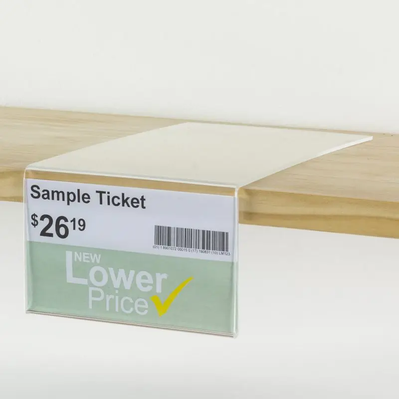 Acrylic Retail Shelf Talkers - Durable & Versatile Display