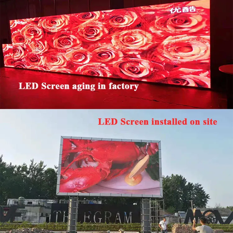 Outdoor SMD PH10 RGB 32x16 LED Display Module - 320x160mm Digital ...