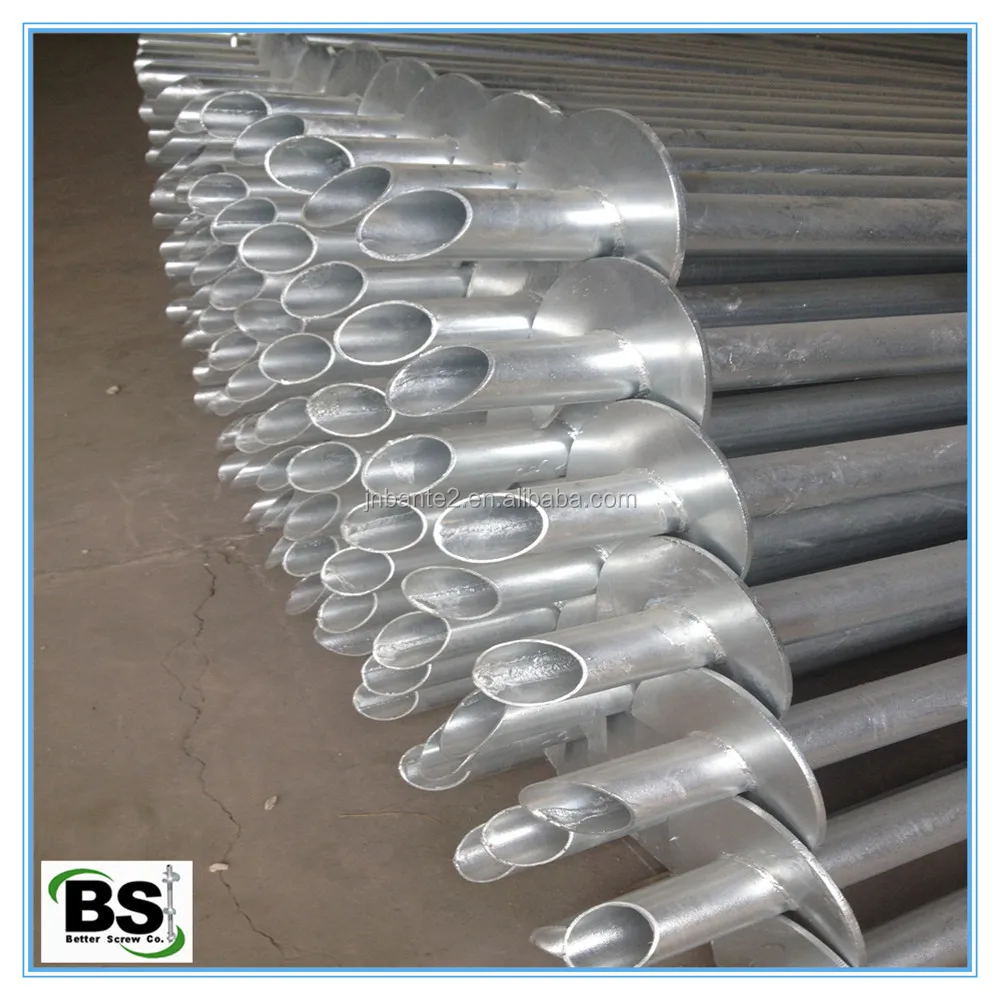 Steel Foundation Footing - Durable Hot Galvanized Helical Piles