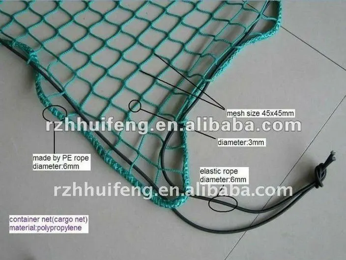 High Quality Elastic Knotless Net And Knotted Net Car Trailer Truck ...