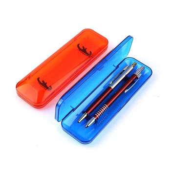 Clear Plastic Folding Ballpoint Pen Box Packaging Luxurious Pair Pen ...