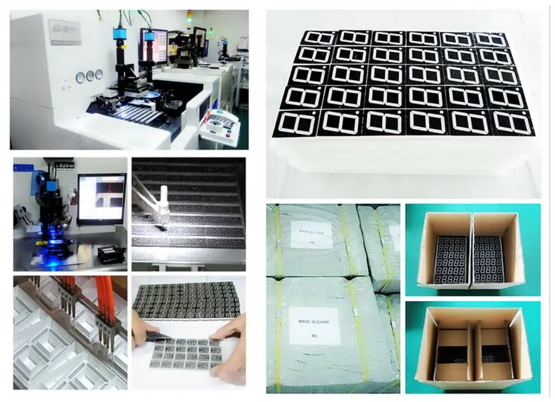 8x8 Dot Matrix Led 8x8 Square Led Matrics Display Ca Orange Red Blue ...